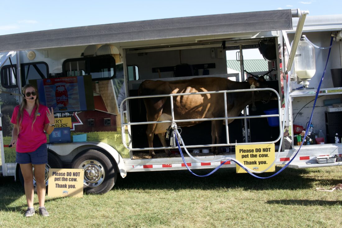 Mobile Dairy Classroom Shows Belmont Co. Fairgoers Where Their Milk ...